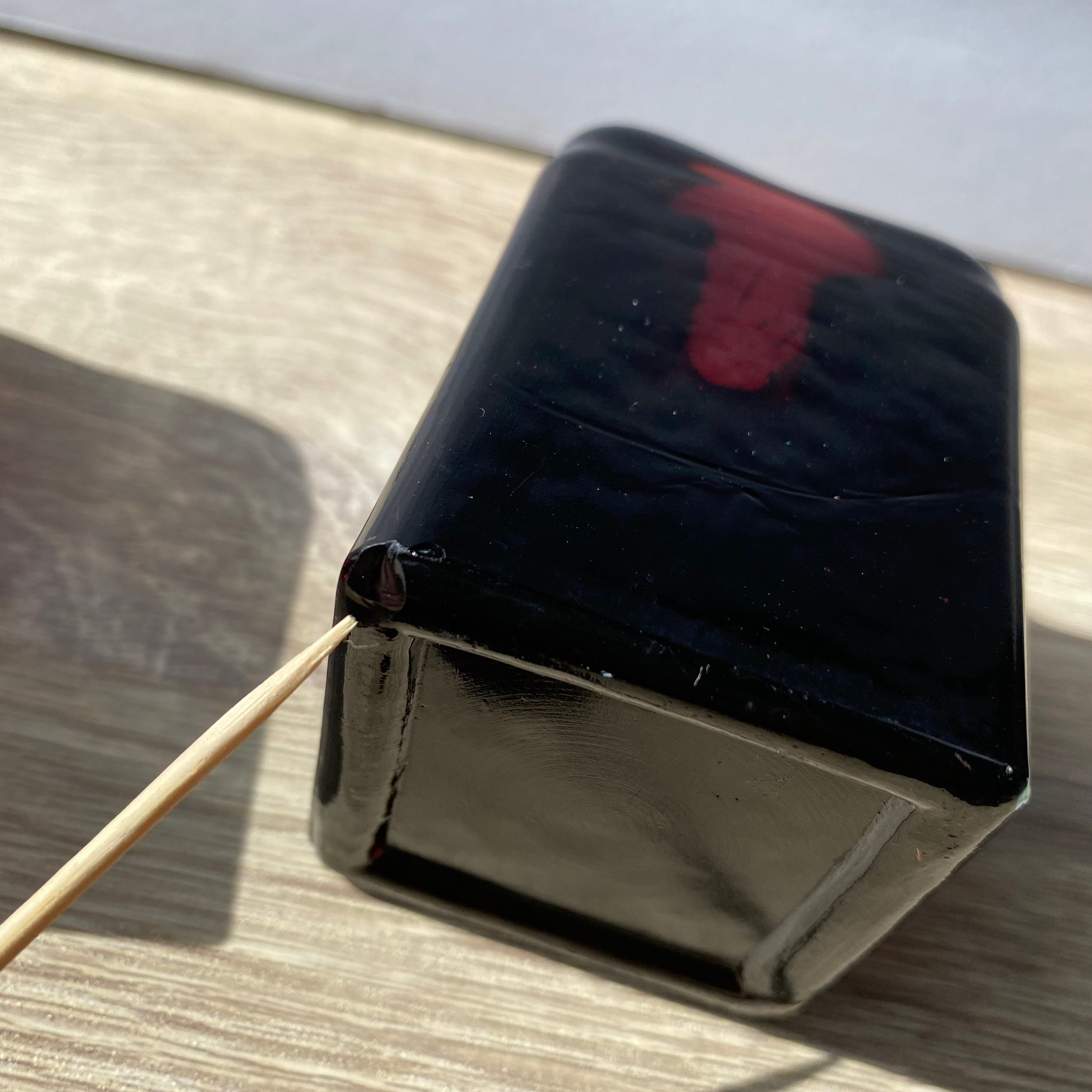 Vintage Blenko Glass Amethyst Ice Cube Candlestick Holders - Etsy