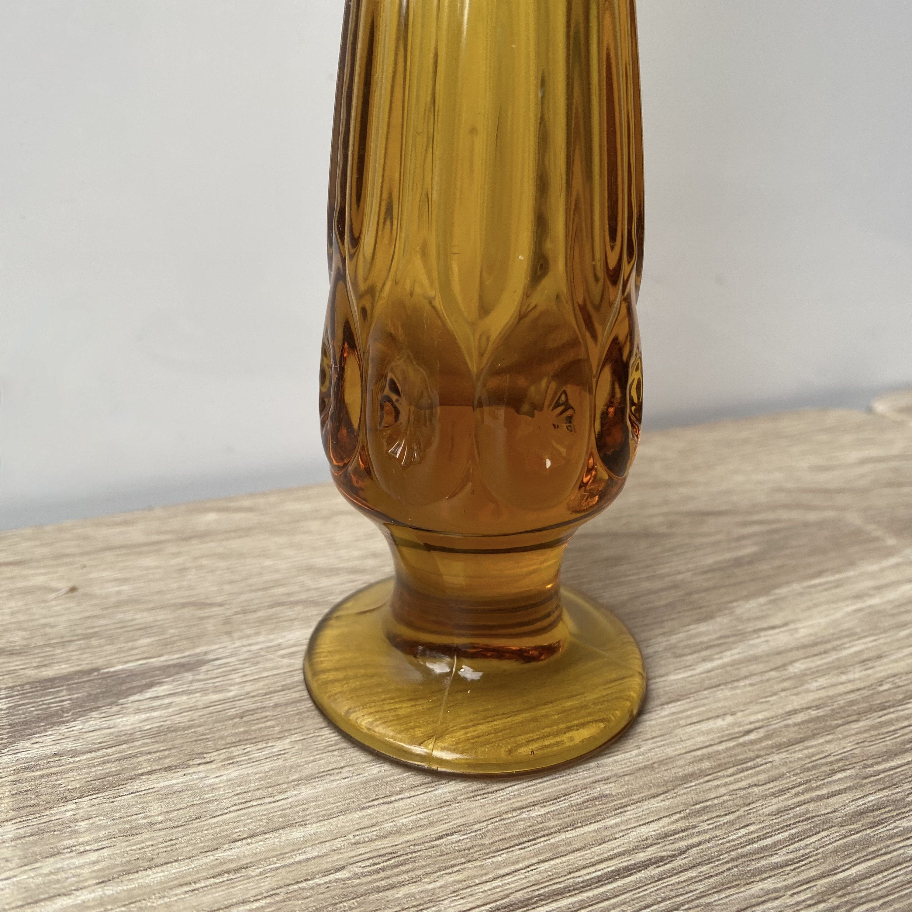 Vintage Amber Moon and Star Bud Swung Vase, Collectable Art Glass, Moon and Stars Glass - Etsy
