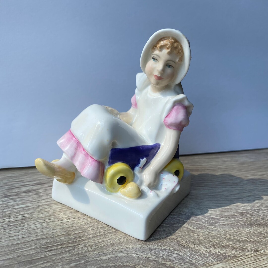 Royal Doulton Nell Figurine HN-3014, Kate Greenaway Series, Young Girl ...