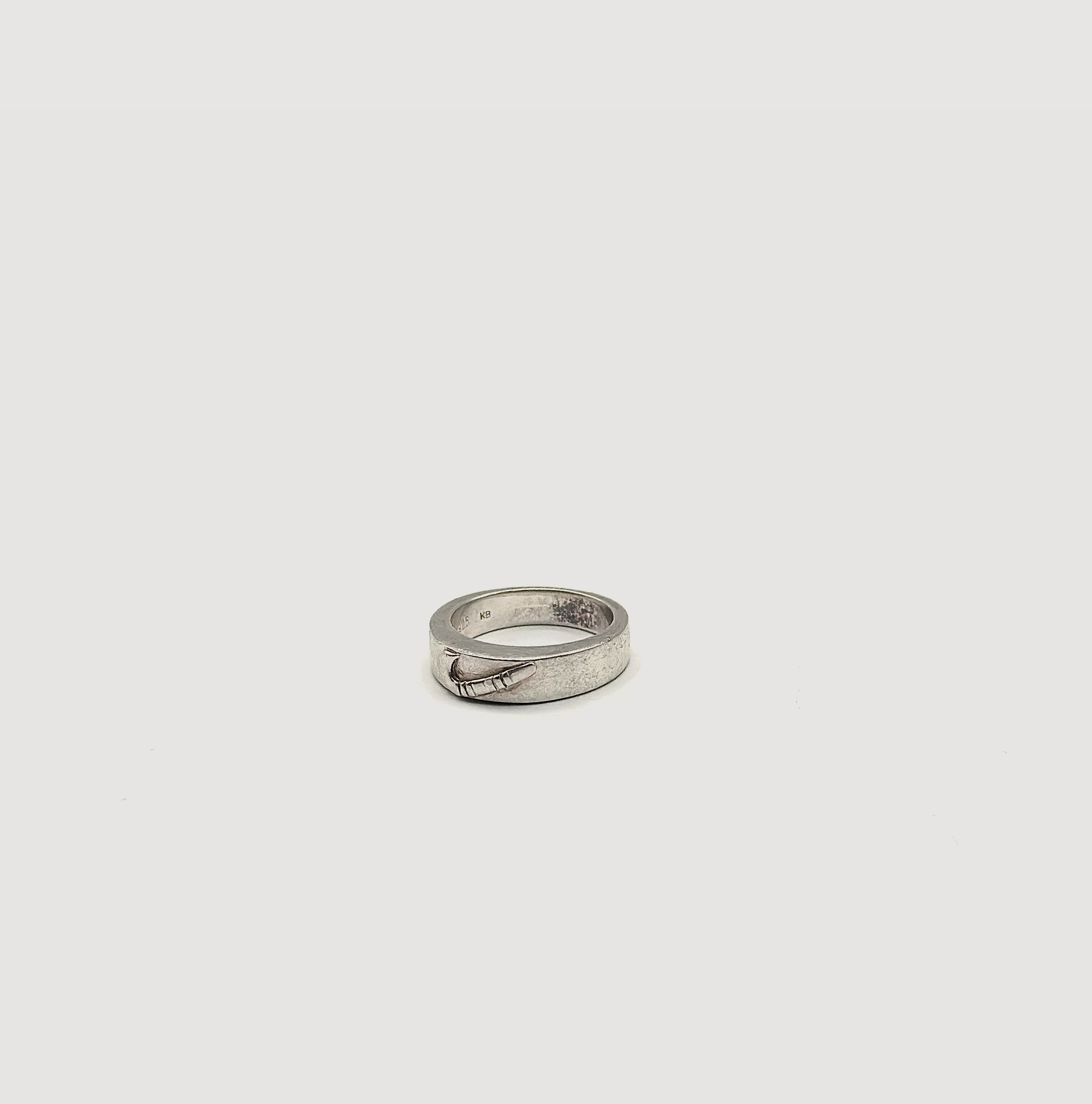Ring (6)「 Modernist Nike Logo Silver Sterling Silver 」 - Etsy