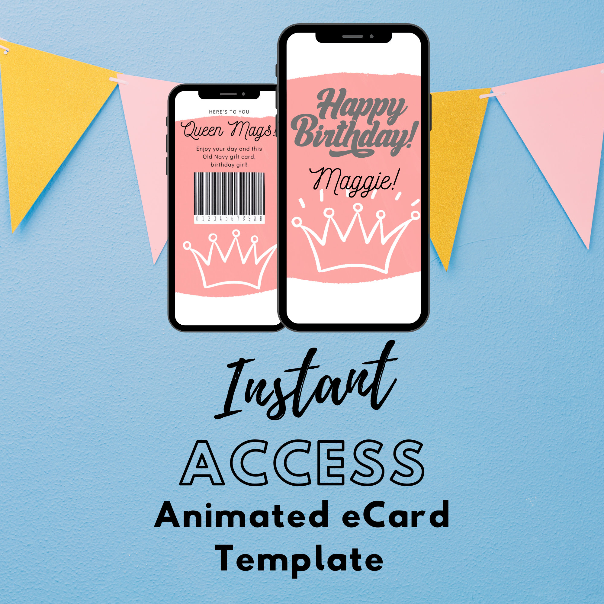 Happy Birthday Ecard | Birthday Queen Ecard | Electronic Greeting Card ...