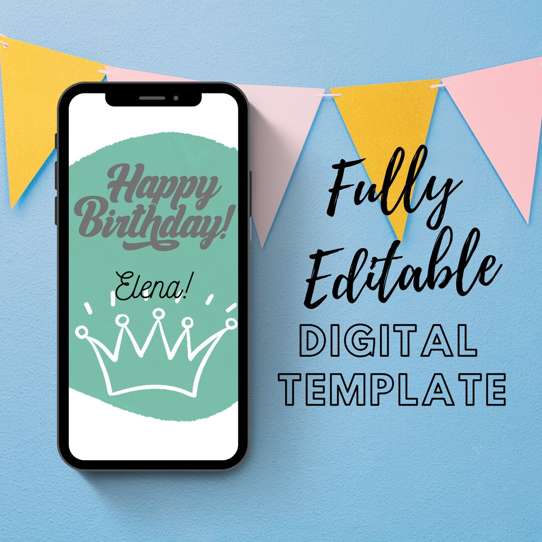 Happy Birthday Ecard | Birthday Queen Ecard | Electronic Greeting Card ...