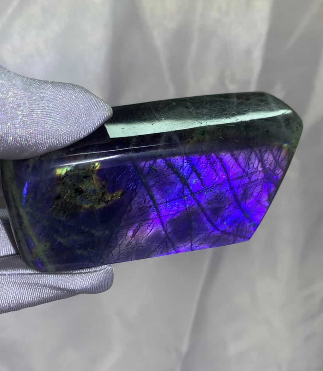 Top Purple Labradorite Free Form Sunset Labradorite Rainbow - Etsy