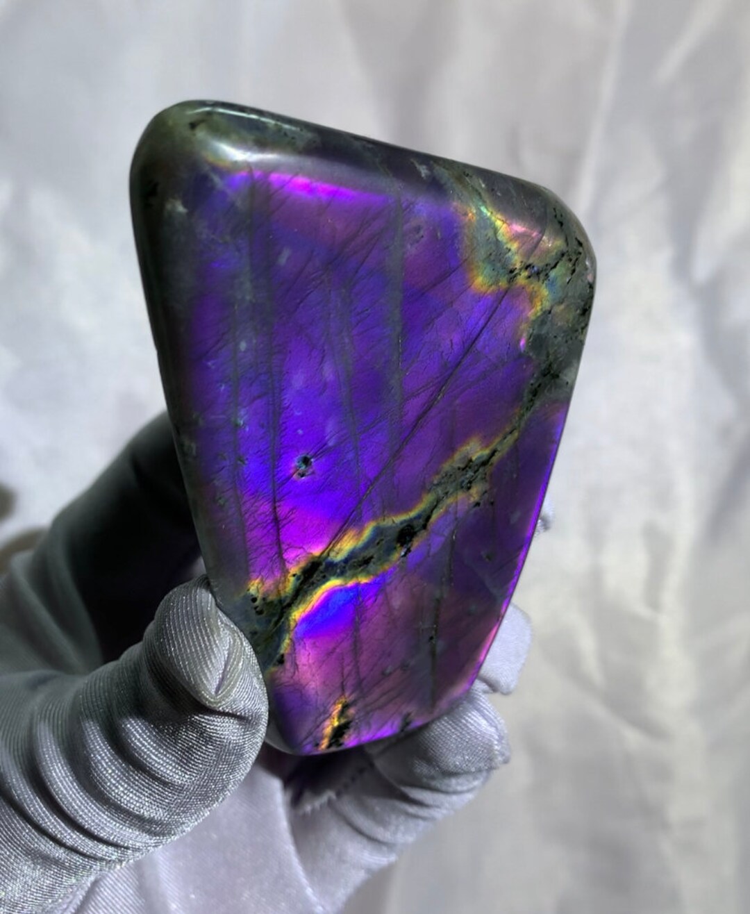 Top Purple Labradorite Free Form Sunset Labradorite Rainbow - Etsy