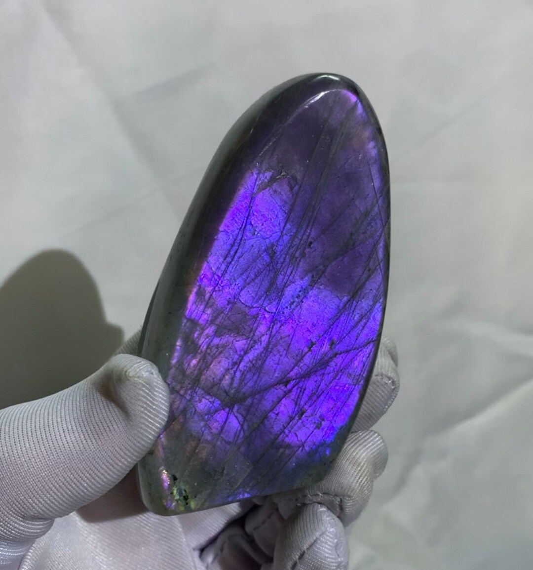 High Quality Labradorite Free Form Purple Labradorite Sunset - Etsy
