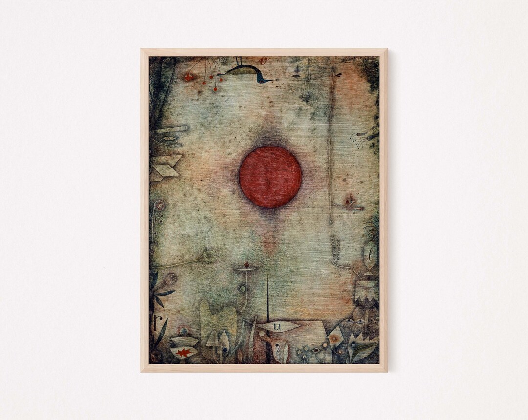 Paul Klee Poster, Digital Download, Ad Marginem (1930), Famous Paintings, Wall Art, Vintage ...