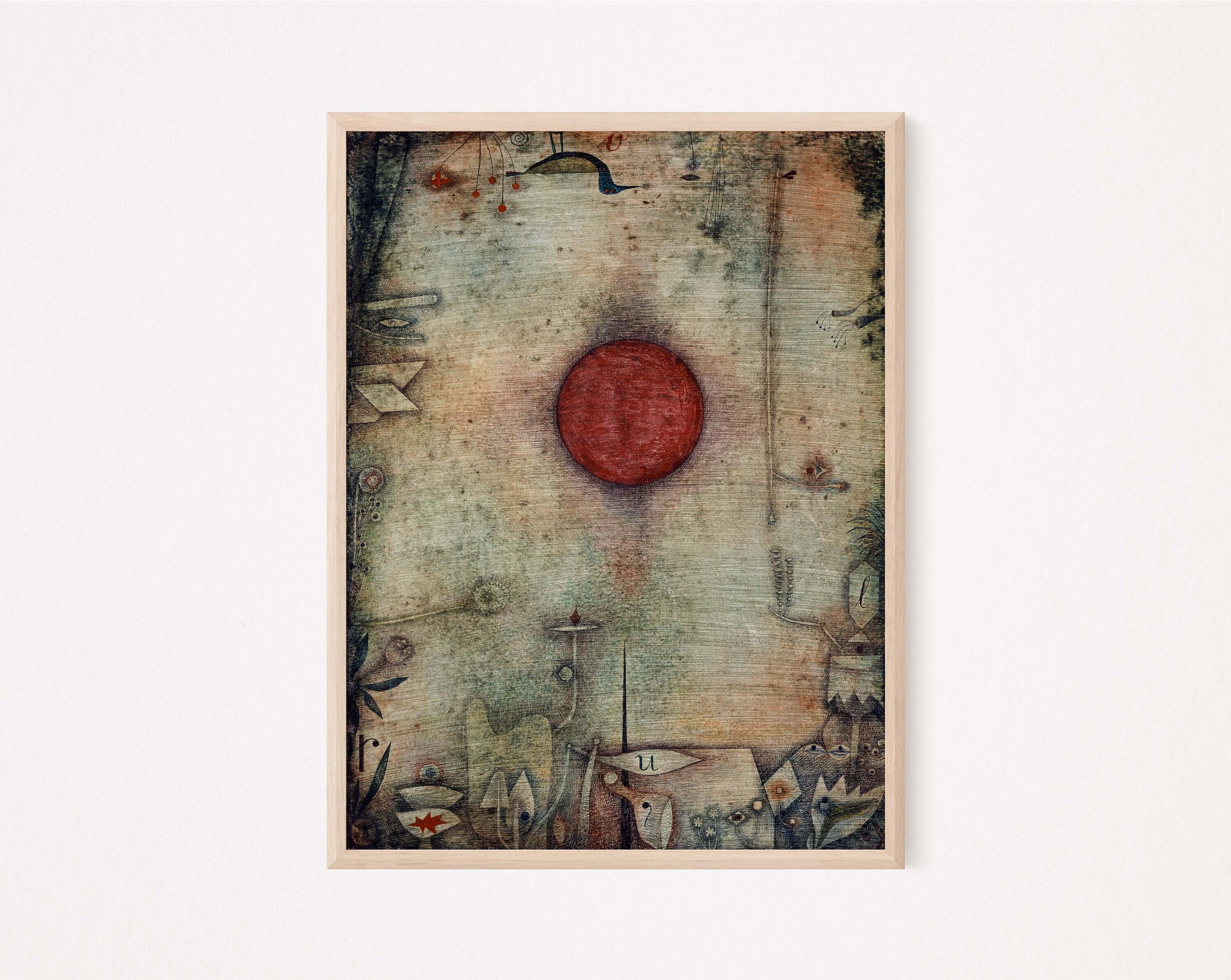 Paul Klee Poster, Digital Download, Ad Marginem (1930), Famous ...
