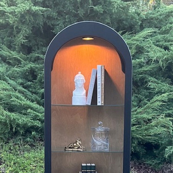 Arched Bookcase - Etsy