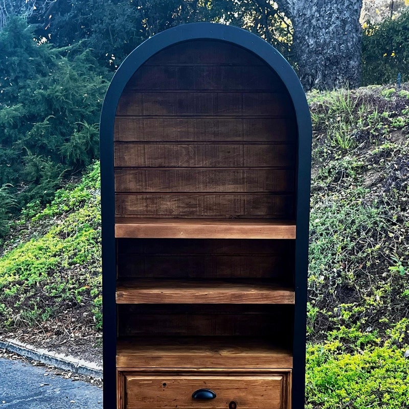 Arched Bookcase - Etsy