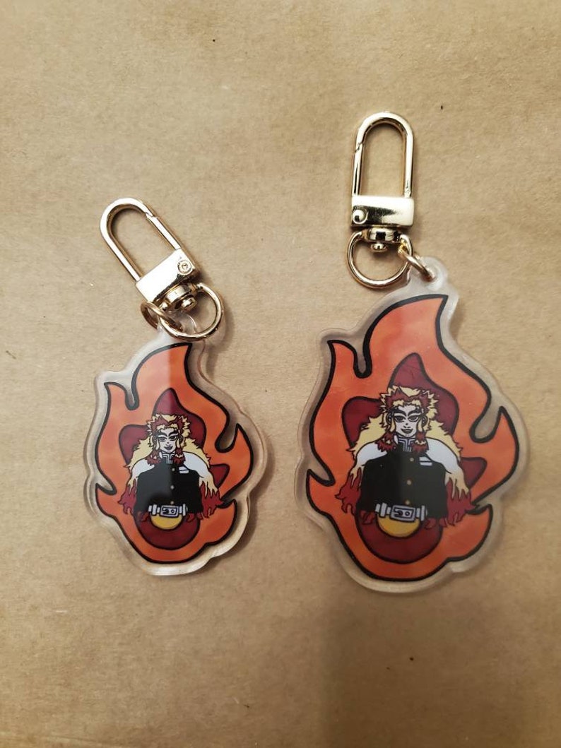 Demon Anime Hashira Acrylic Keychains - Etsy