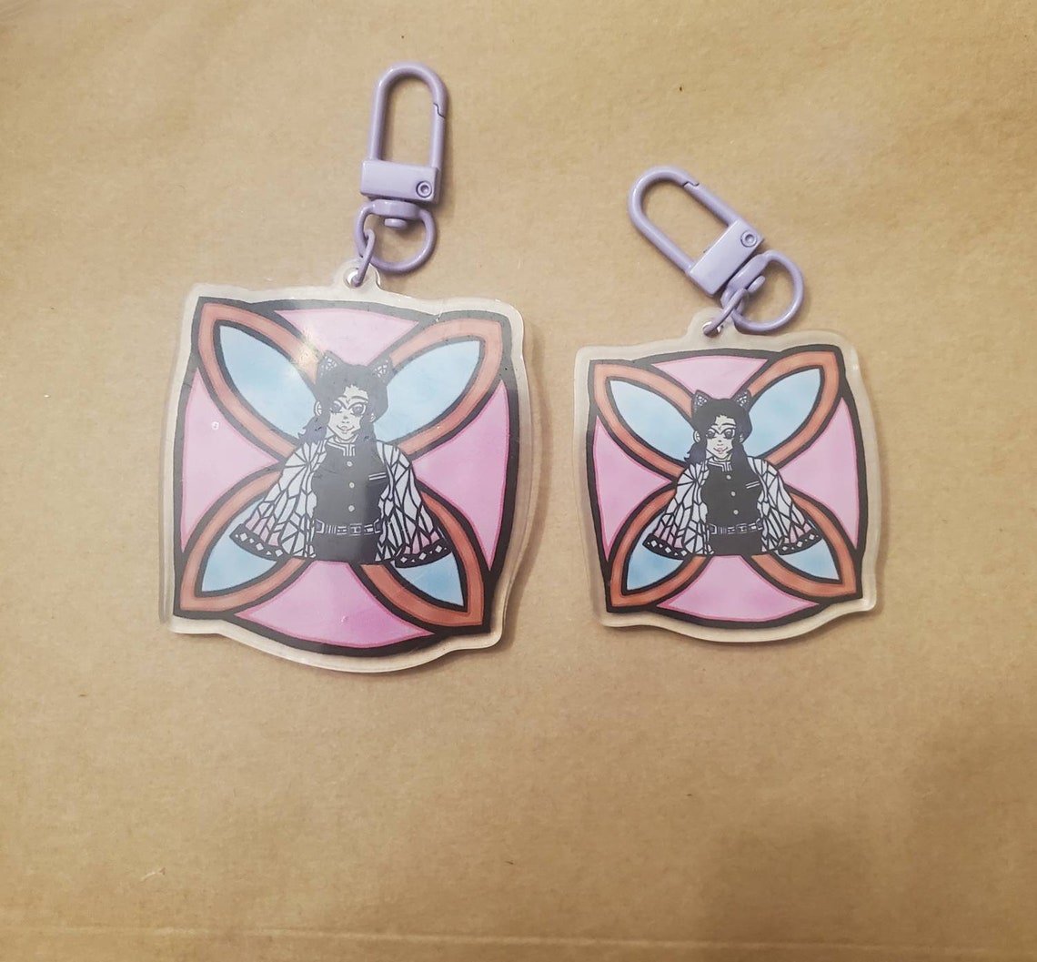 Demon Anime Hashira Acrylic Keychains - Etsy