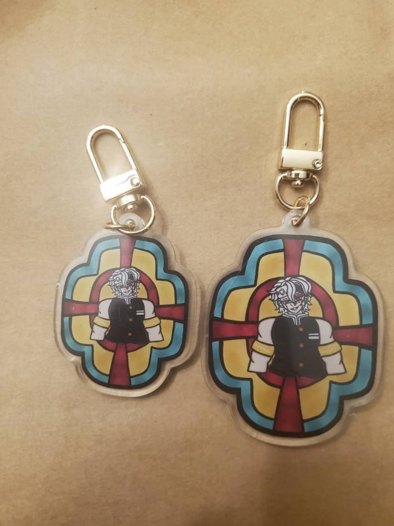 Demon Anime Hashira Acrylic Keychains - Etsy