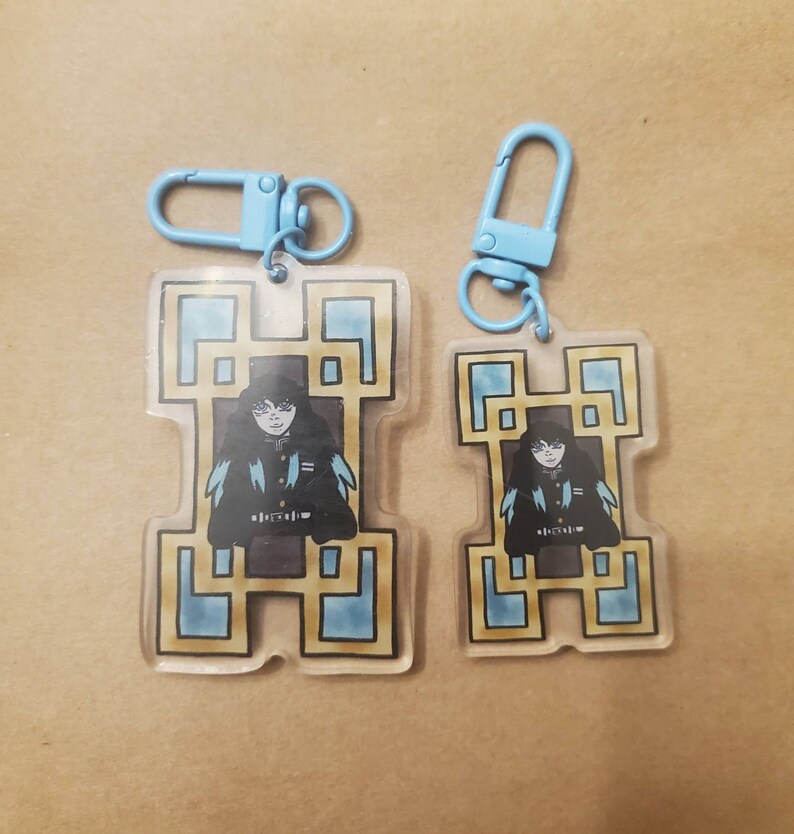 Demon Anime Hashira Acrylic Keychains - Etsy