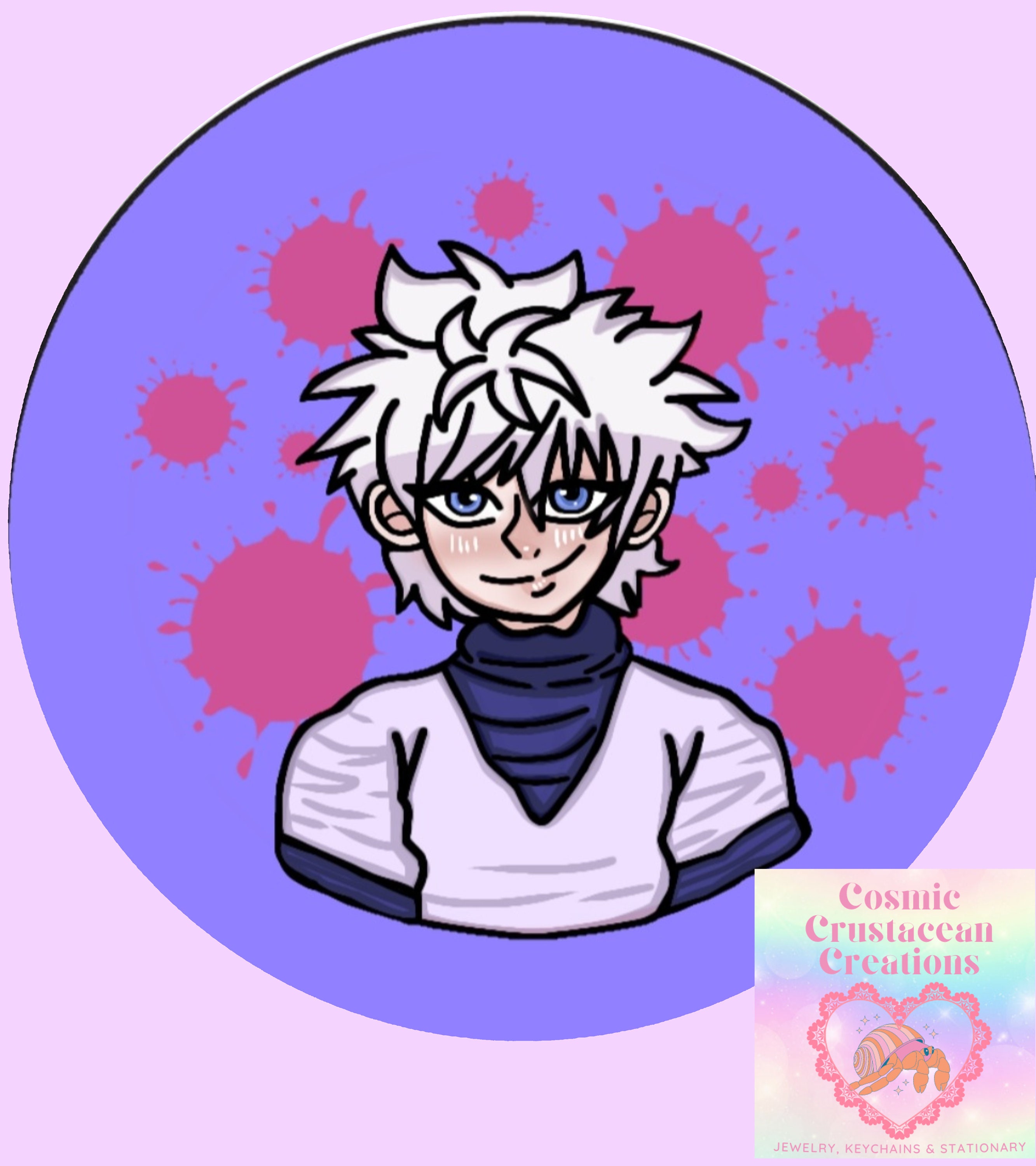 Hunter Anime 2.25 Inch Buttons - Etsy
