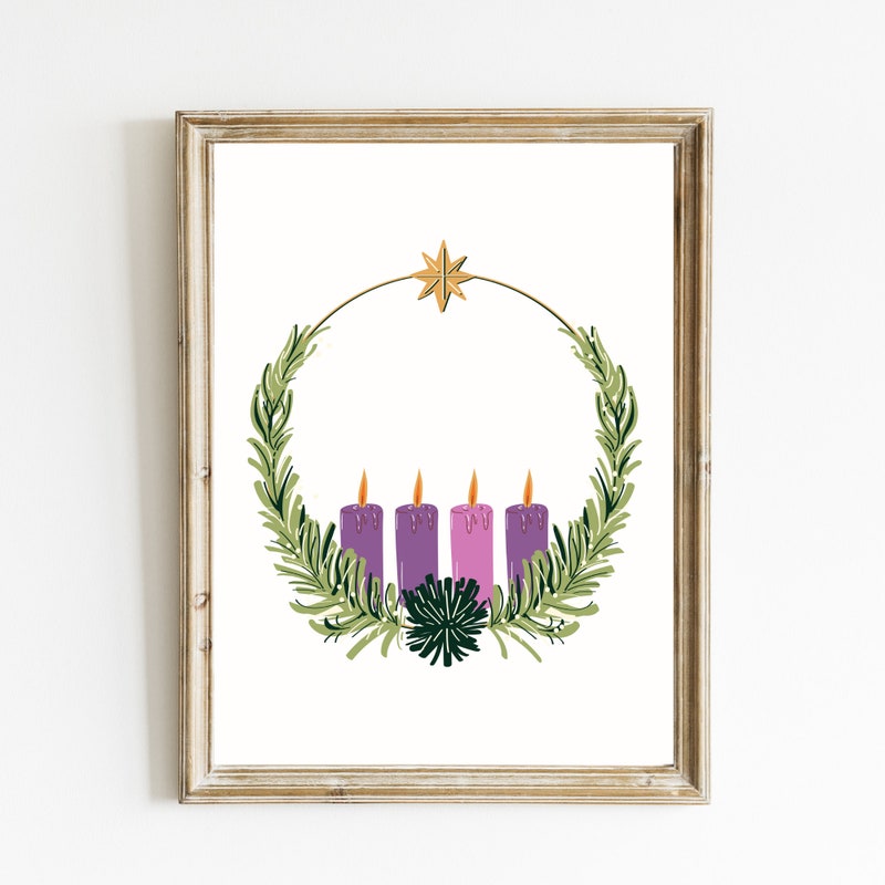 Advent Wreath - Etsy