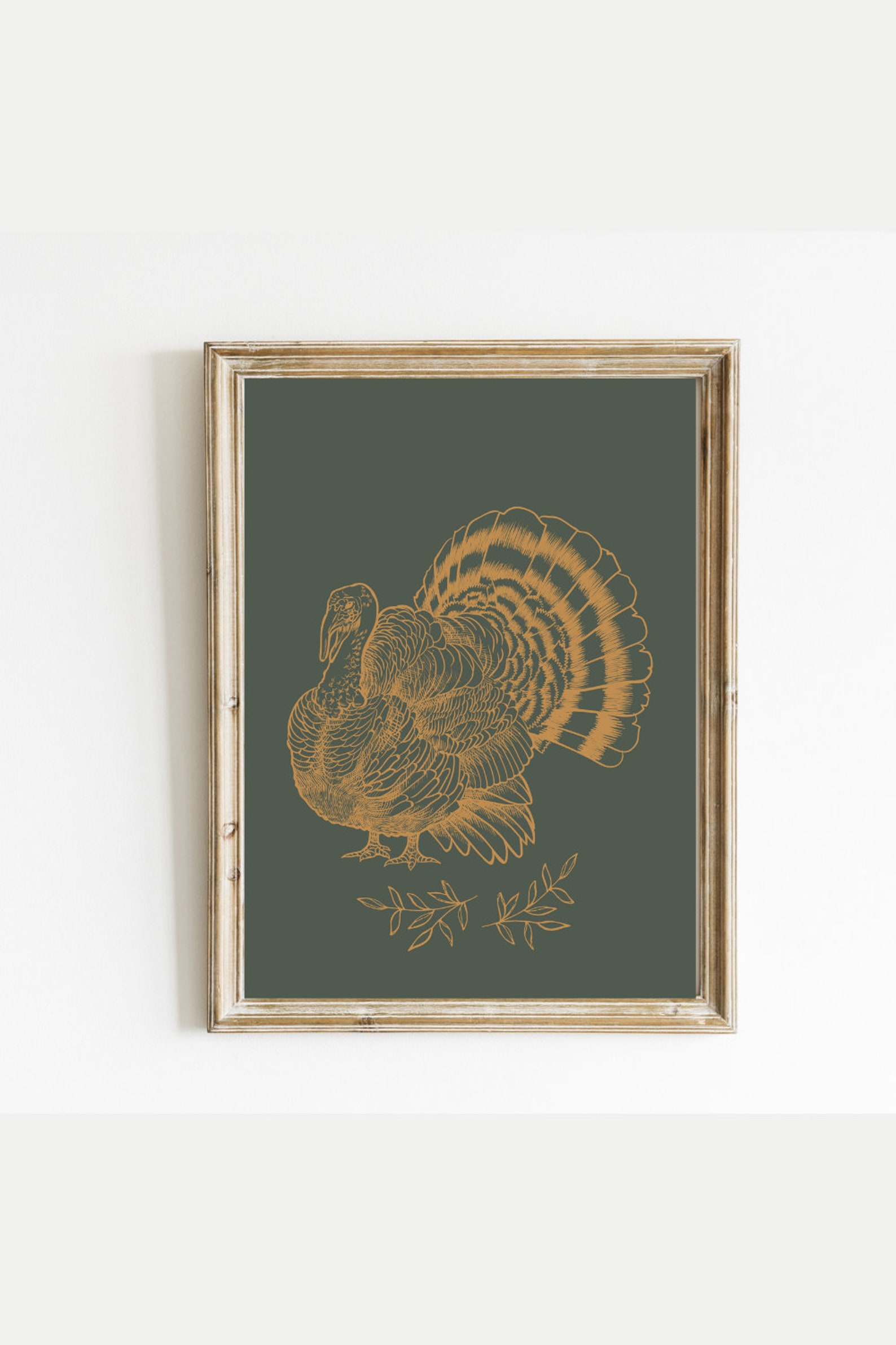 Fall Turkey Prints | Boho Art Print | Turkey Wall Art | Printable Wall ...