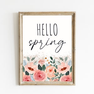 Hello Spring - Etsy