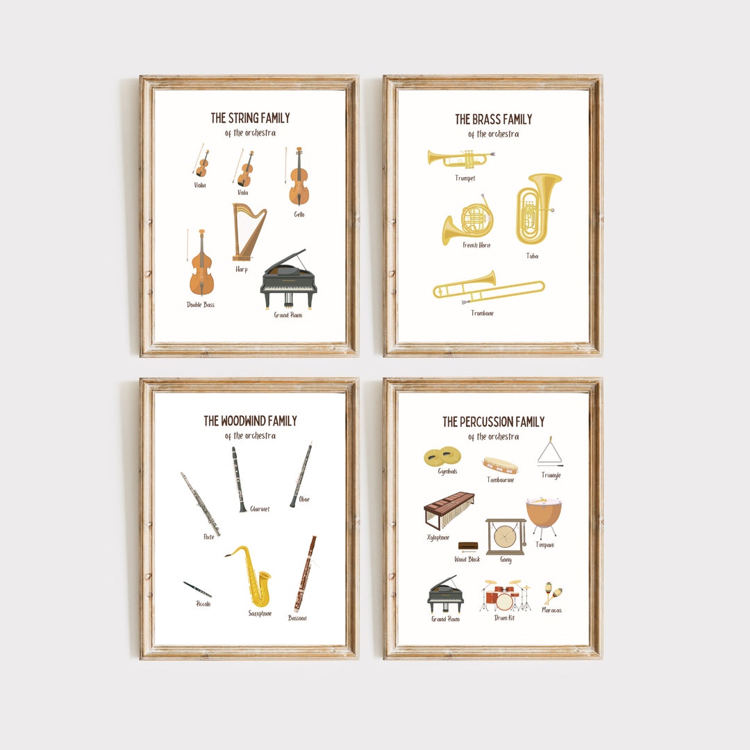 Instrument Families Poster | Musical Instruments Poster | Classical ...