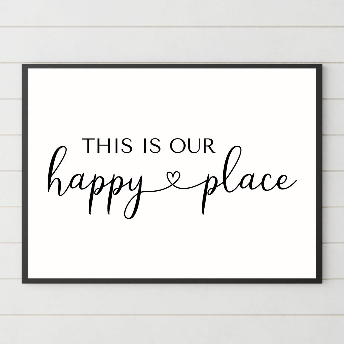 This is Our Happy Place Print | Printable Quotes | Our Happy Place Sign ...