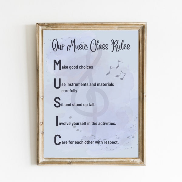 Class Rules - Etsy