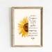 Be a Sunflower Sign | Printable Wall Art | Sunflower Decor | Positivity ...