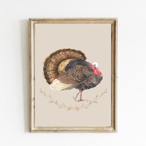 Thanksgiving Gallery Wall Art | Set of 6 Thanksgiving Prints | Turkey ...