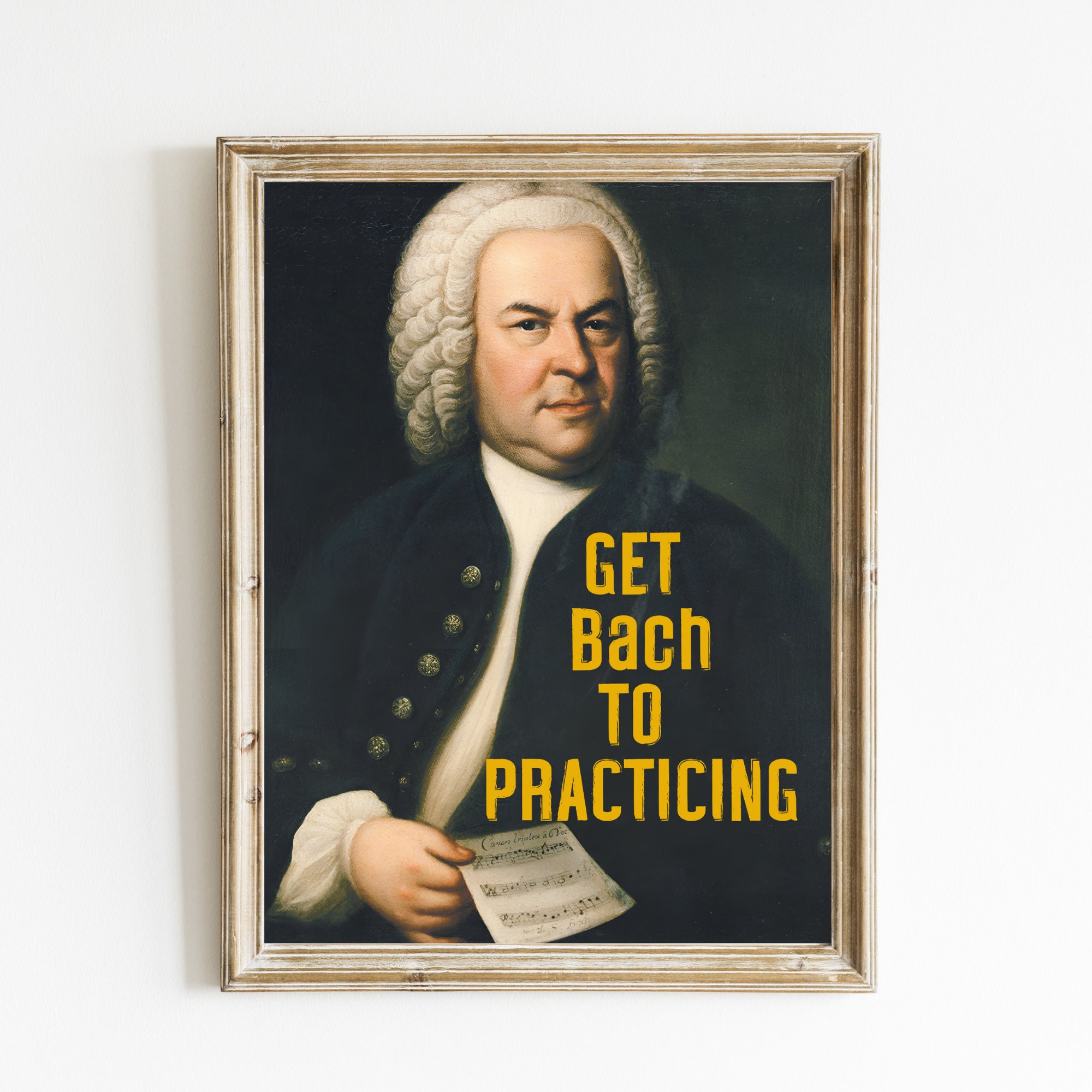 Funny Composer Print Bach Print Music Education Printable - Etsy