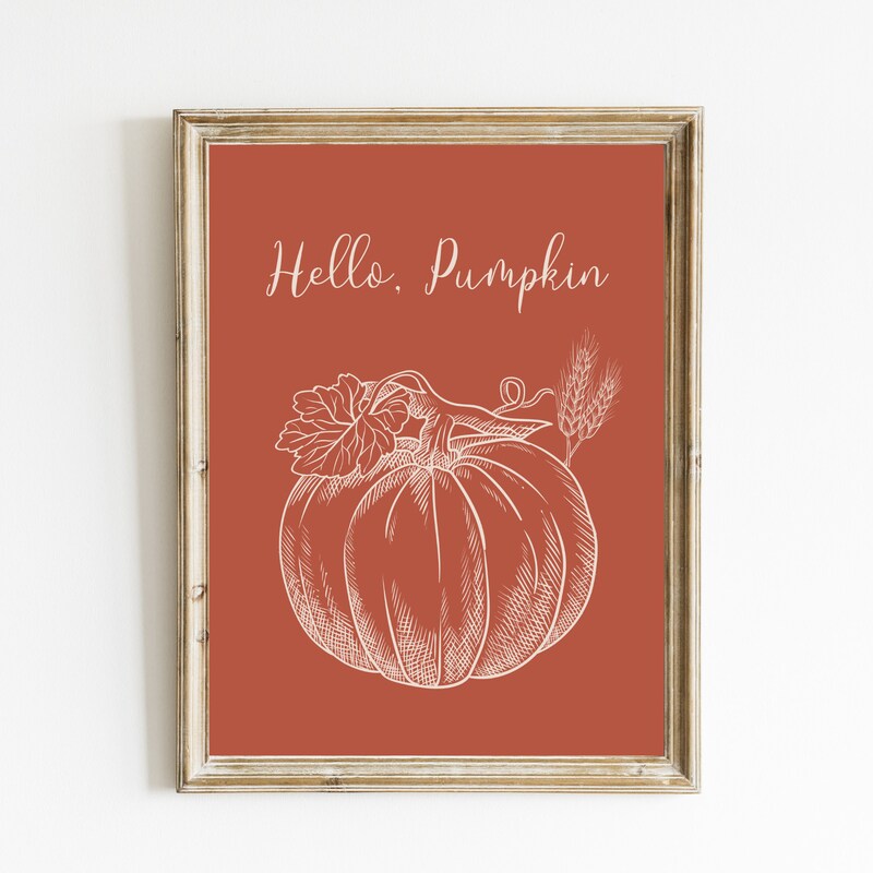 Pumpkin Print - Etsy