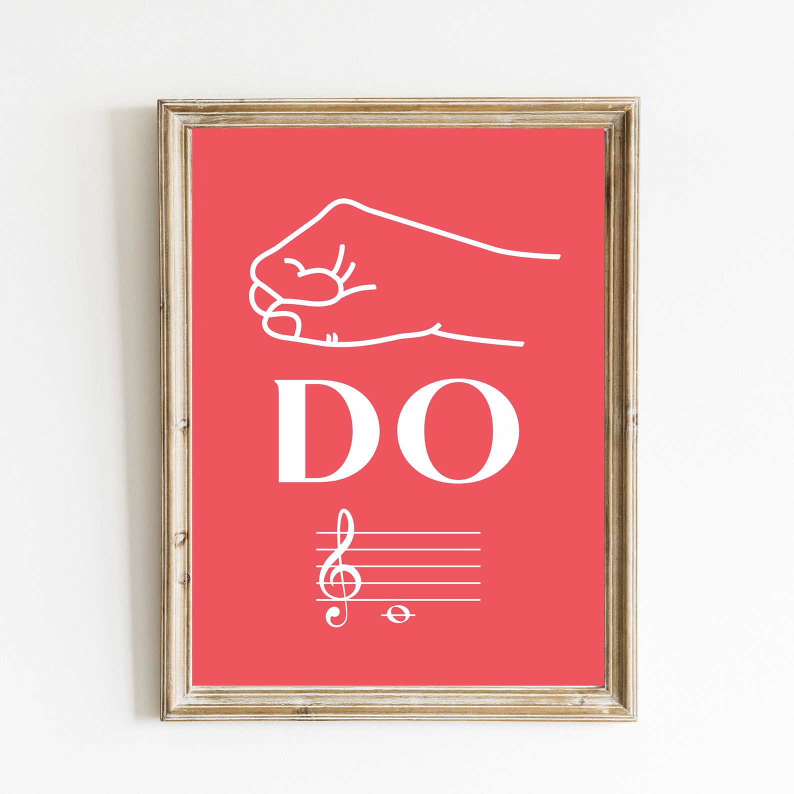 Solfege Hand Signals Poster | Solfa Printable | Music Classroom Decor ...