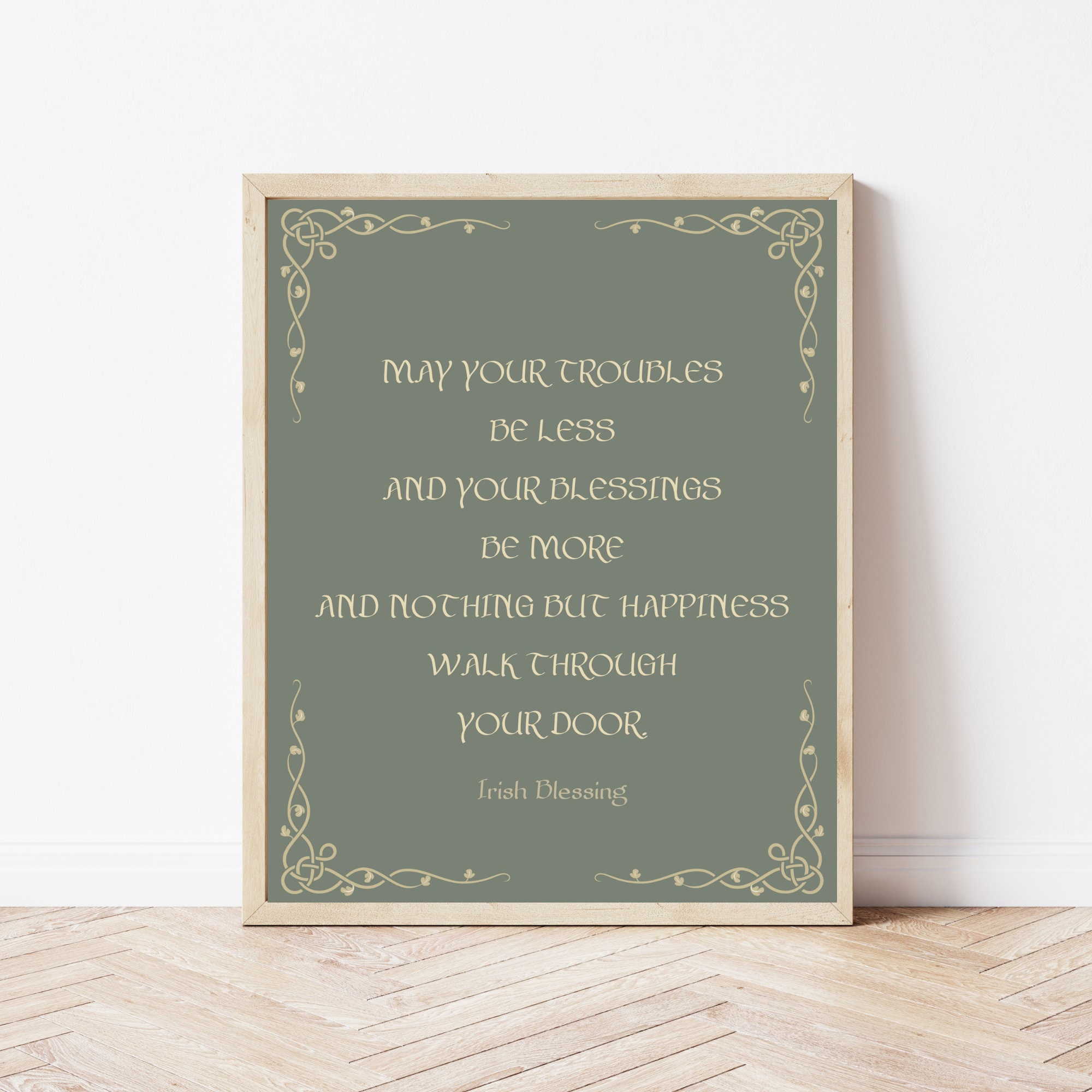 Irish Blessing Print | Irish Proverb Printable | St. Patrick's Day ...