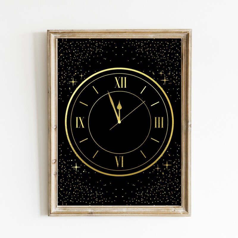 Midnight Clock 2026 - Etsy