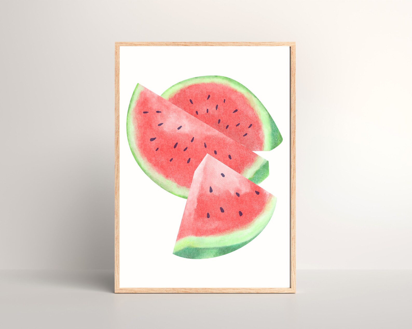 Watermelon Print | Watercolor Watermelon Art | Summer Print | Food ...