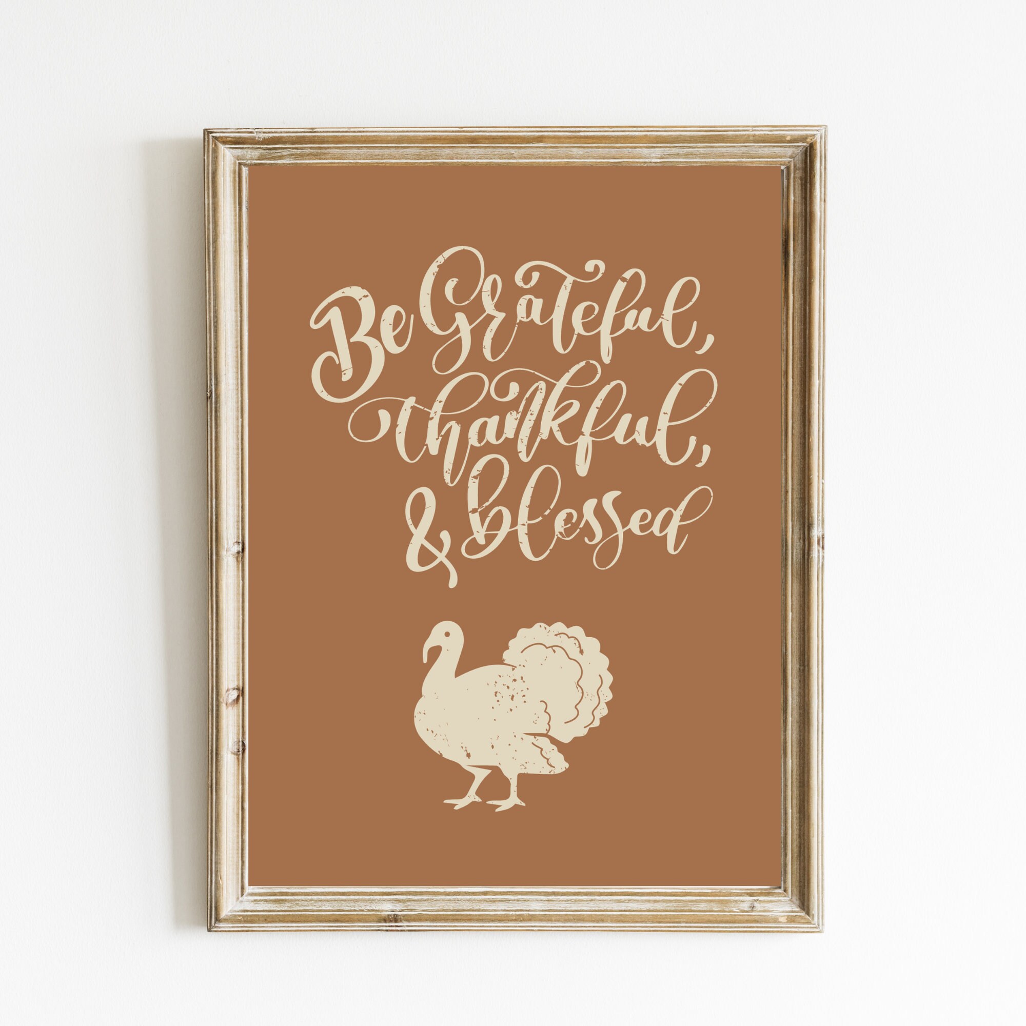 Thanksgiving Gallery Wall Art | Set of 6 Thanksgiving Prints | Turkey ...