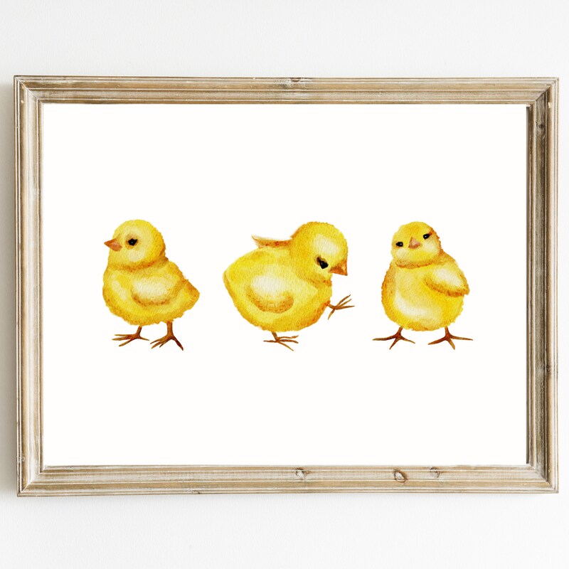 Chick Print - Etsy