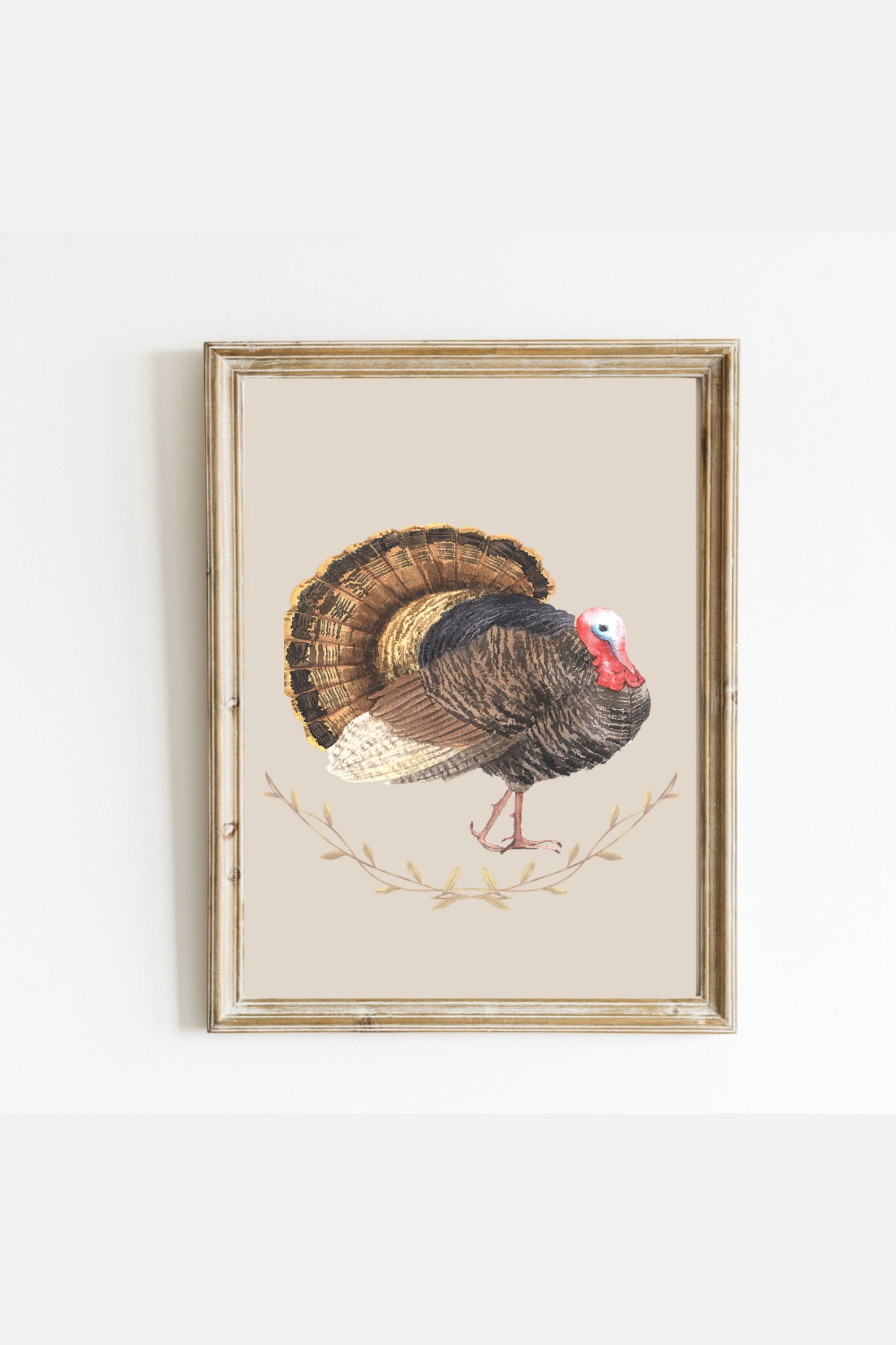 Fall Turkey Prints Boho Art Print Turkey Wall Art - Etsy