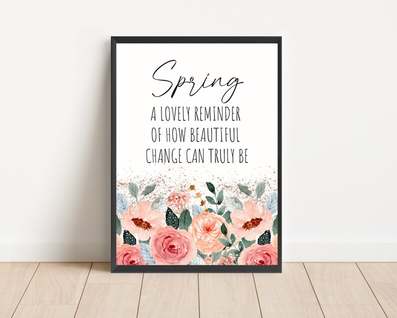 Spring Prints | Spring Printable Wall Art | Spring Flowers Print ...