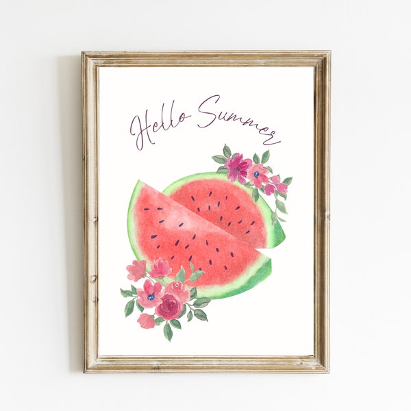 Watermelon Print - Etsy