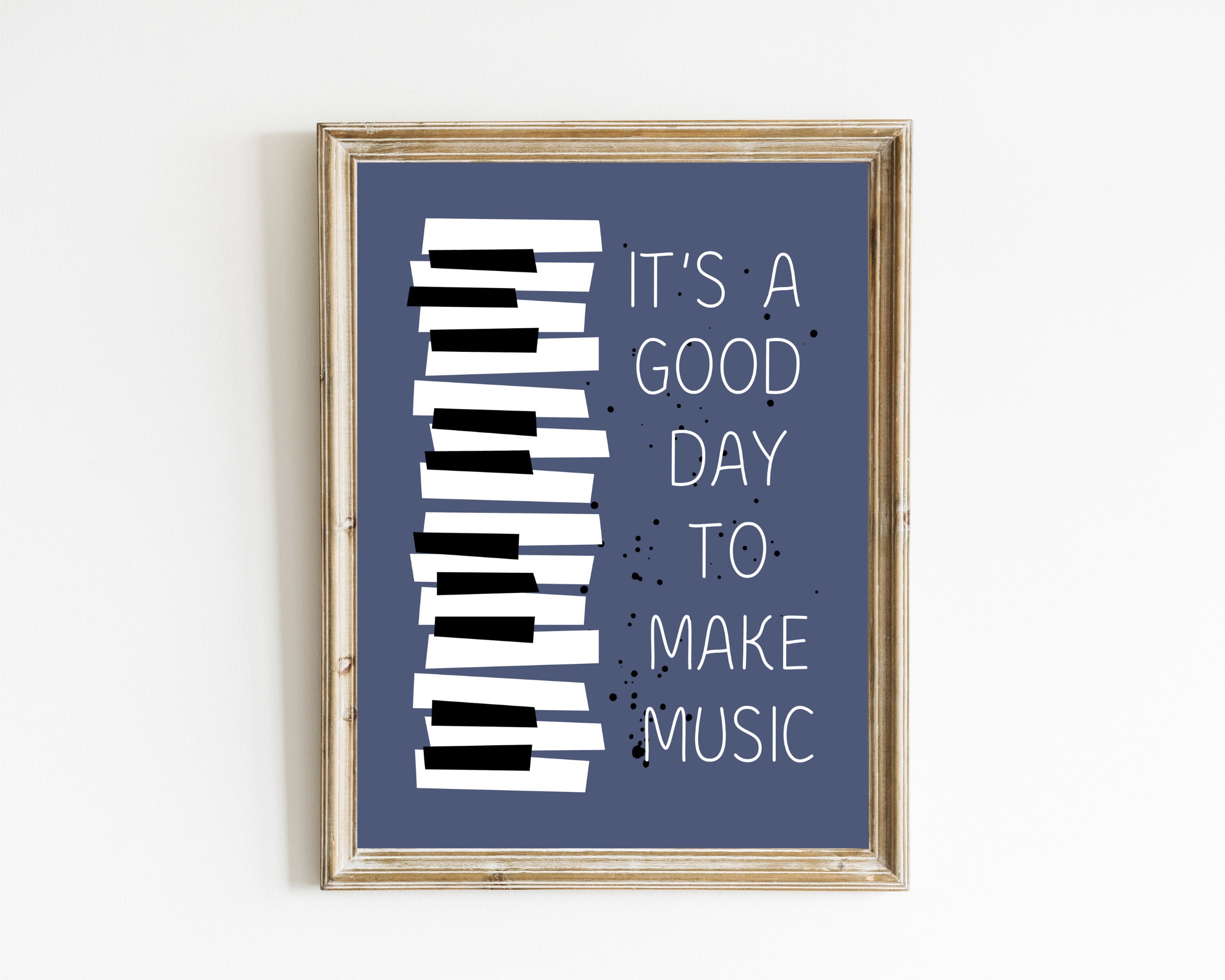 Music Quote Print | It's A Good Day to Make Music Poster | Music ...