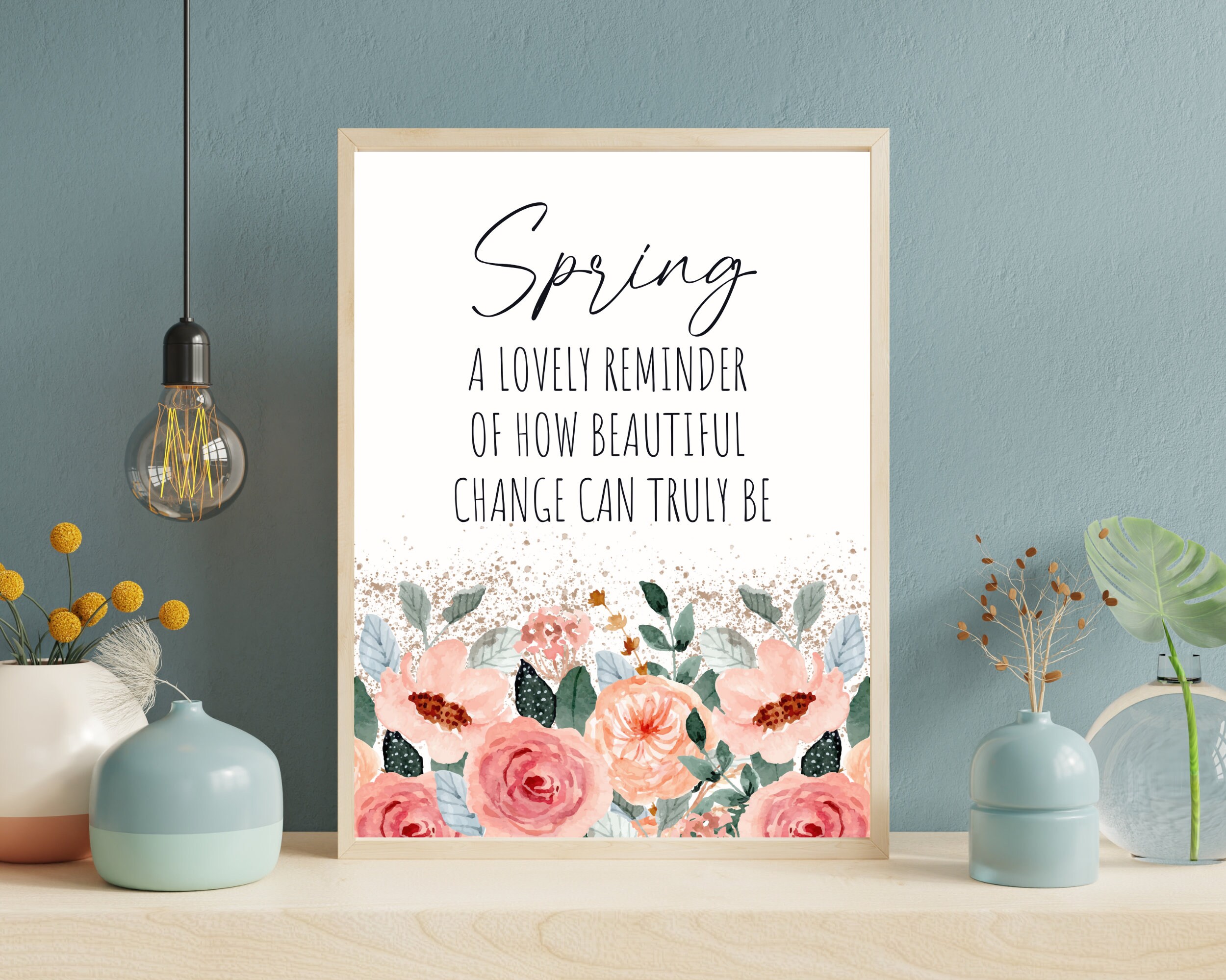 Spring Prints | Spring Printable Wall Art | Spring Flowers Print ...