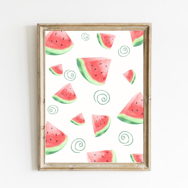 Watermelon Print - Etsy
