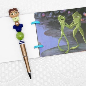Princess and the Frog Inspired Autograph Pen, Beaded Ballpoint Pen With ...