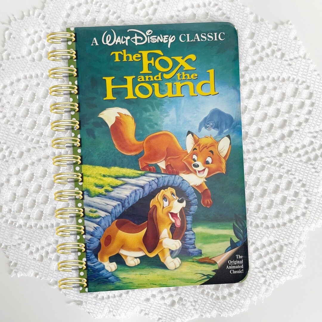 Vintage Disney VHS Cover Notebook, Journal, Sketchbook, Glue Book ...