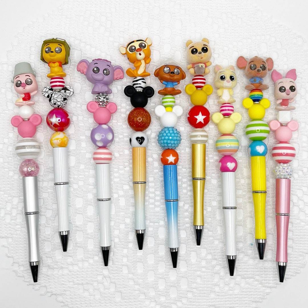 Winnie the Pooh Inspired Beaded Ballpoint Pen With Disney Doorable ...