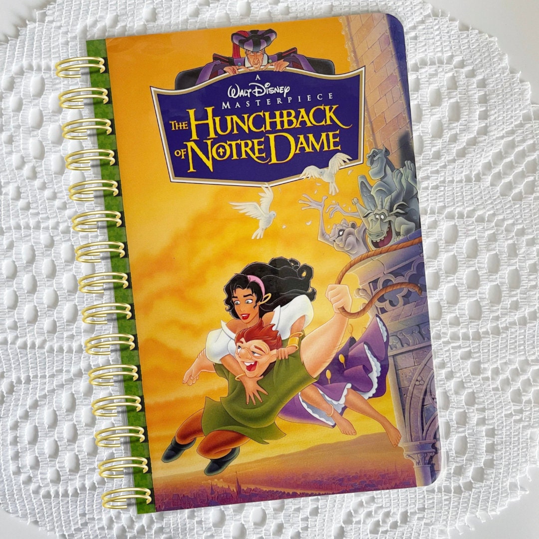 Vintage Disney VHS Cover Notebook, Journal, Sketchbook, Glue Book ...