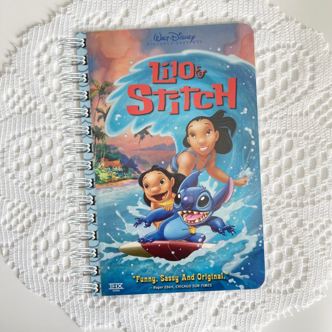 Vintage Disney VHS Cover Notebook, Journal, Sketchbook, Glue Book ...