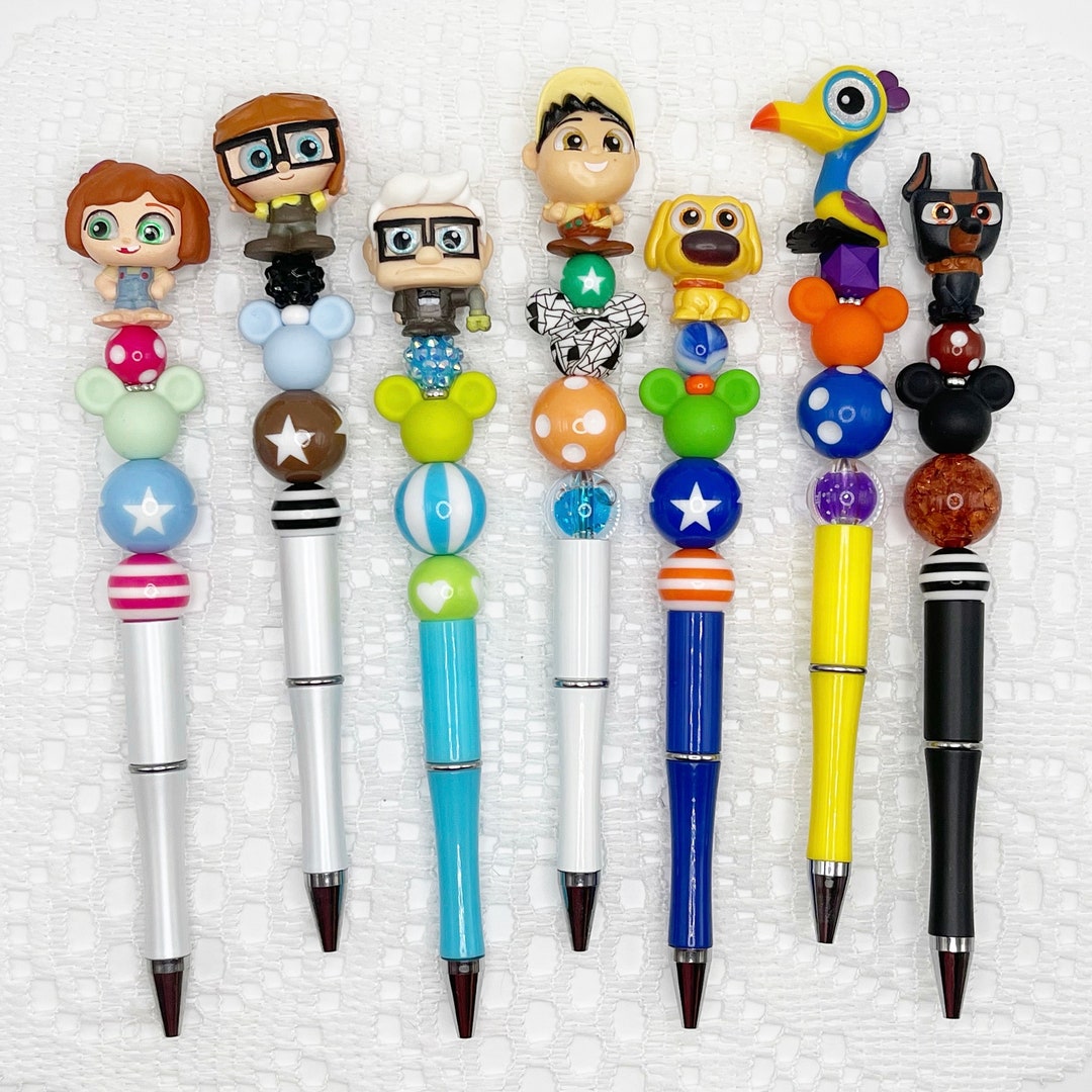 Up Inspired Autograph Pen, Beaded Ballpoint Pen With Disney Doorable ...