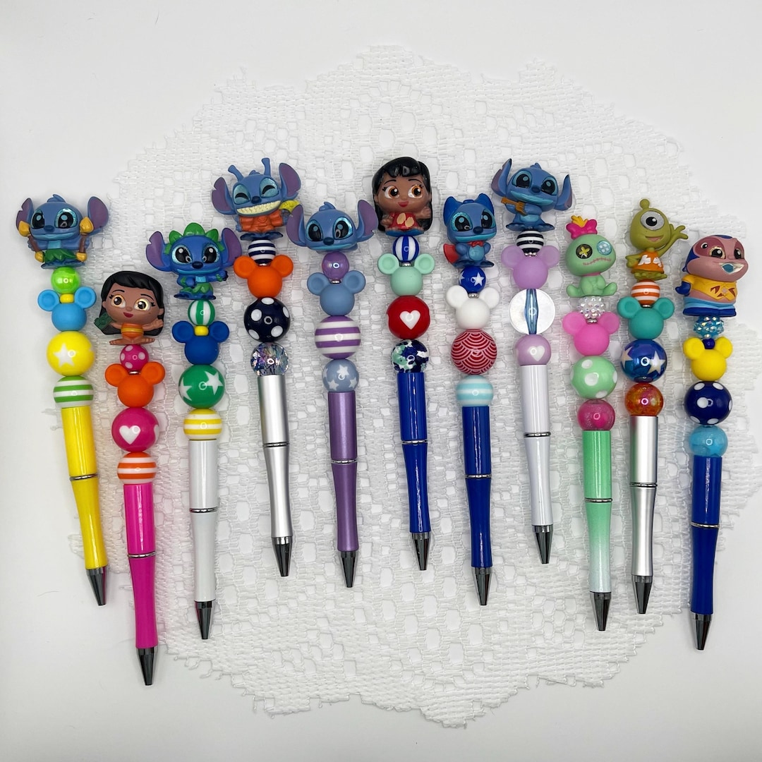 Lilo and Stitch Inspired Autograph Pen, Beaded Ballpoint Pen With ...