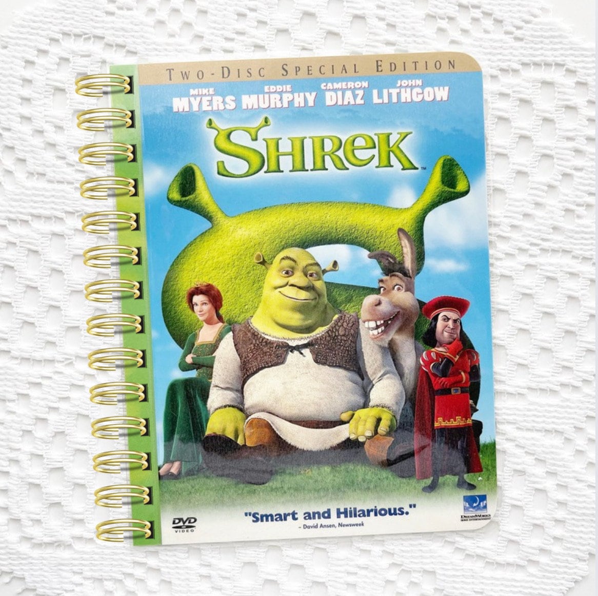 Portada Del Dvd De Shrek 2001