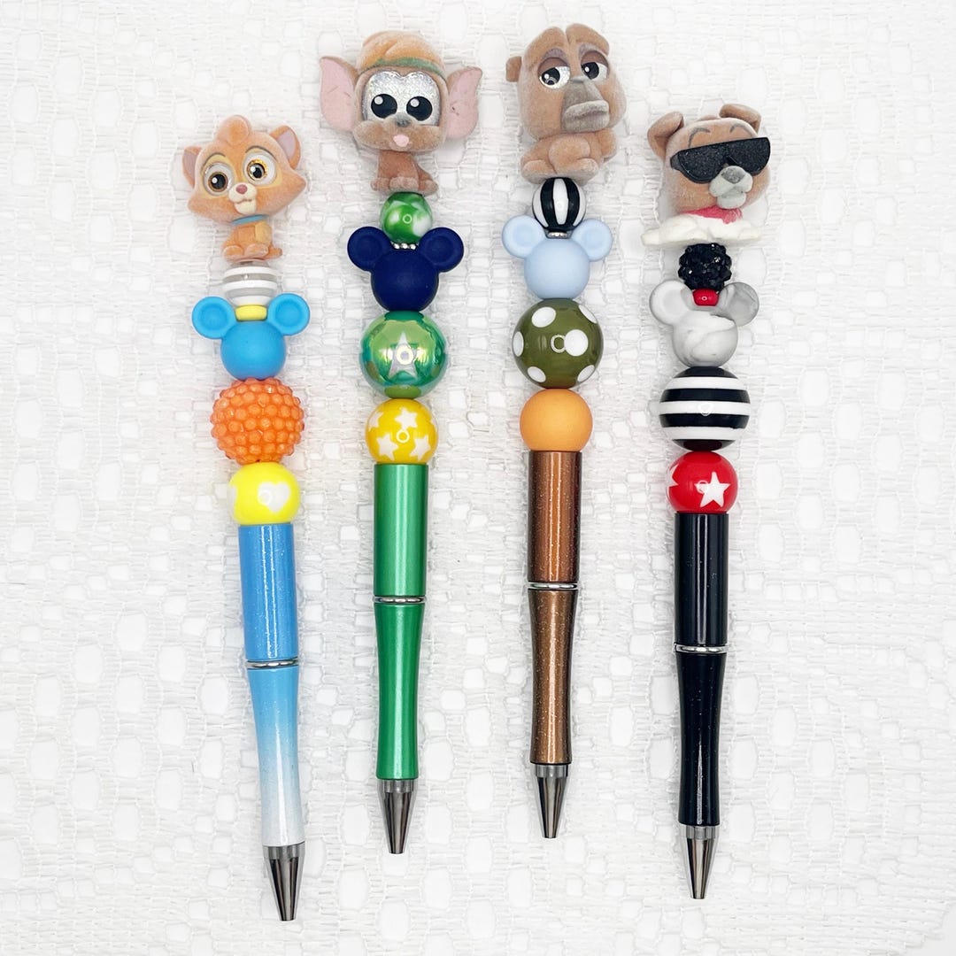 Oliver and Company Inspired Autograph Pen, Beaded Ballpoint Pen With ...