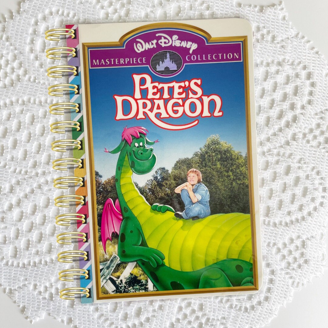 Vintage Disney VHS Cover Notebook, Journal, Sketchbook, Glue Book ...